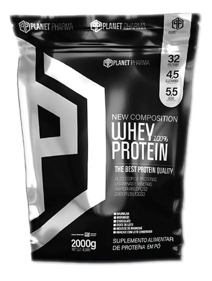 100% Whey Protein (2KG) - Planet Pharma - Morango - Max Titanium ...