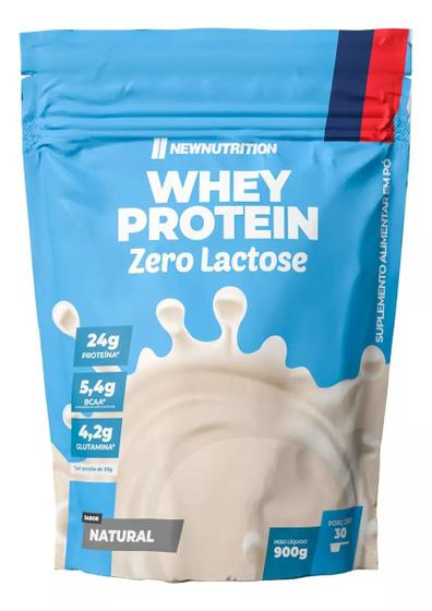 100 Whey Protein Zero Lactose 900g Natural NewNutrition - ATLHETICA ...