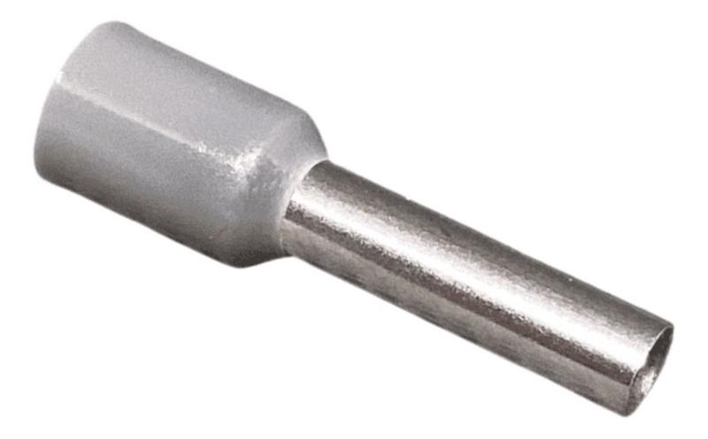 100un Terminal Pré-isolado Tubular Ilhós 4,00mm - Cinza - PENZEL ...