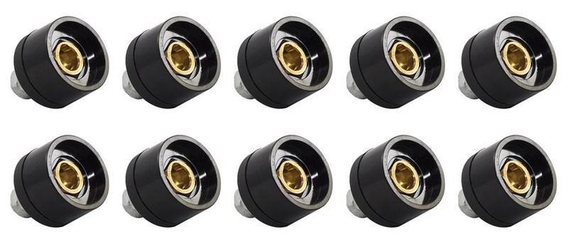 10un Conector Engate Rápido Fêmea Painel 9mm Inversora Solda - OMEGA ...