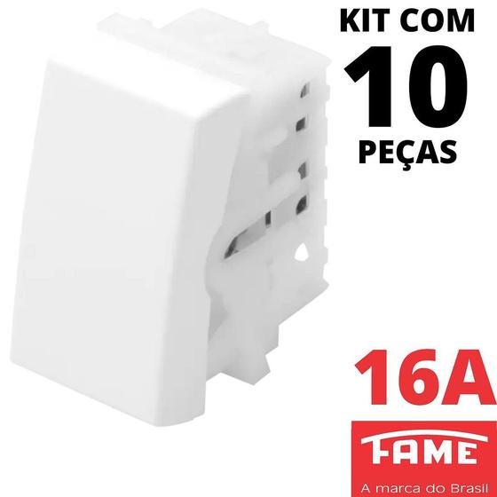 10un Módulo Interruptor Intermediário Four Way 16A Modulare Evidence ...