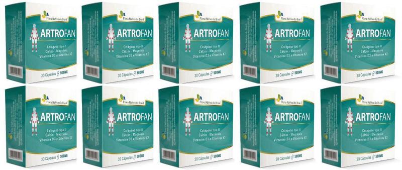 10x Artrofan 30 Capsulas de 500mg Flora Nativa do Brasil - No Magalu ...