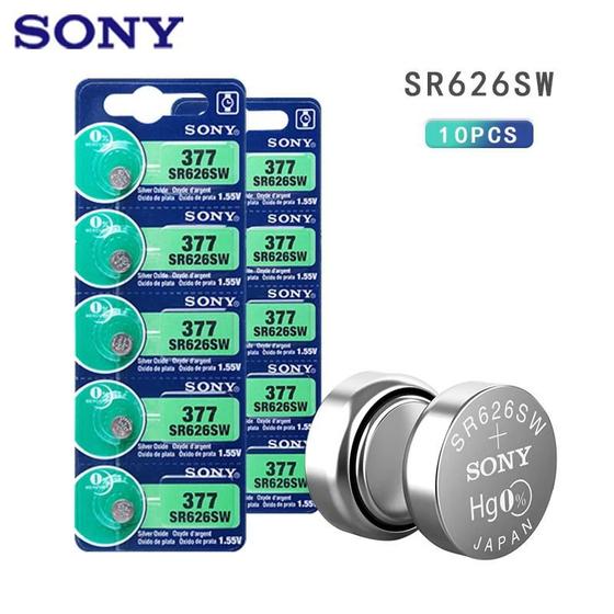 10X Baterias Sony 377 SR626SW Lr626 177 Ag4 - Bateria - Magazine Luiza