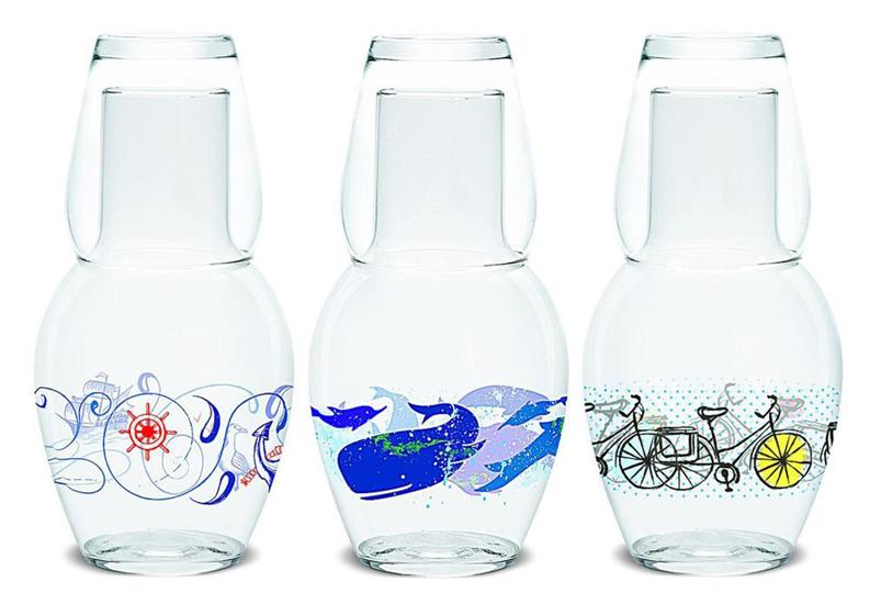 12 conjuntos - Conjunto Moringa DÁgua Com Copo - CISPER - Moringa ...