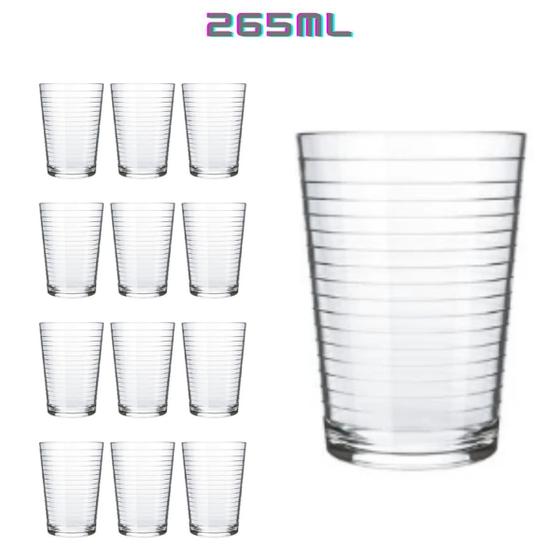 12 Copos Ginga 265ml Nadir Vidro Transparente Drinks Luxo - Nadir Figuereido - Copos - Magazine ...