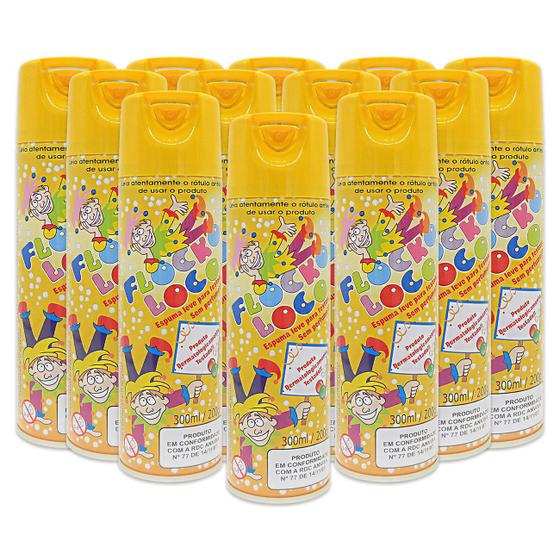 12 Espuma De Carnaval Flocko Loco - Diversão Festa Evento Folia Bloco ...