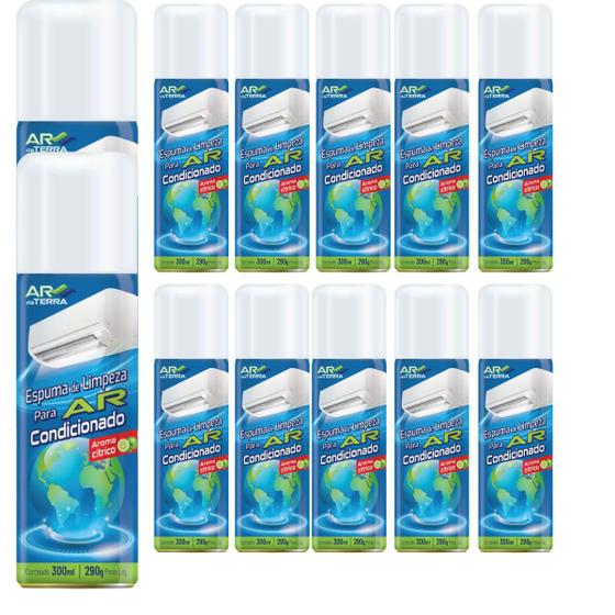 12 Espuma Spray Para Limpeza De Ar Condicionado Ar Da Terra - Peças e ...