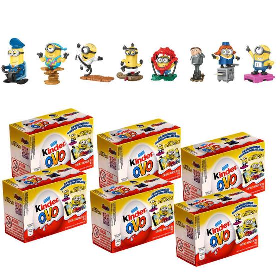 12 Kinder Ovo Minions 20g Edição Limitada - Kinder Ovo - Magazine Luiza