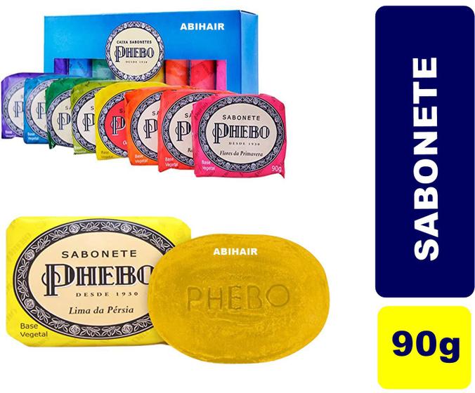 12 Sabonete Em Barra Phebo LIMA DA PÉRSIA - Sabonete - Magazine Luiza