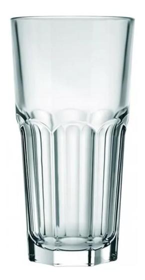 12 Und Copos De Vidro Long Drink Canelado 340ml - Home Line - Copos - Magazine Luiza
