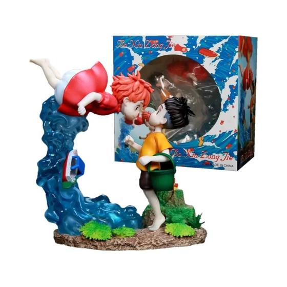15cm PVC GK Ponyo on the Cliff Anime Action Figure Modelo Boneca ...