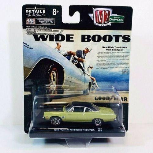 1969 Plymouth Road Runner 440 6-pack - M2 Machines - Carrinhos e Cia - Magazine Luiza