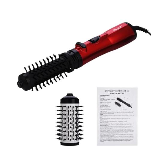 2 Em 1 Escova De Secador De Cabelo Curling Alisamento Estilo Auto ...