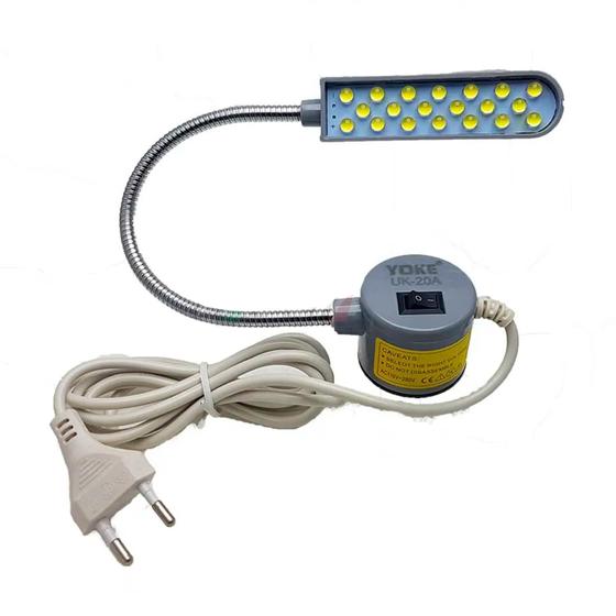 2 Luminária De 30 Led Haste Flexível Imã Maquina De Costura - Bella ...