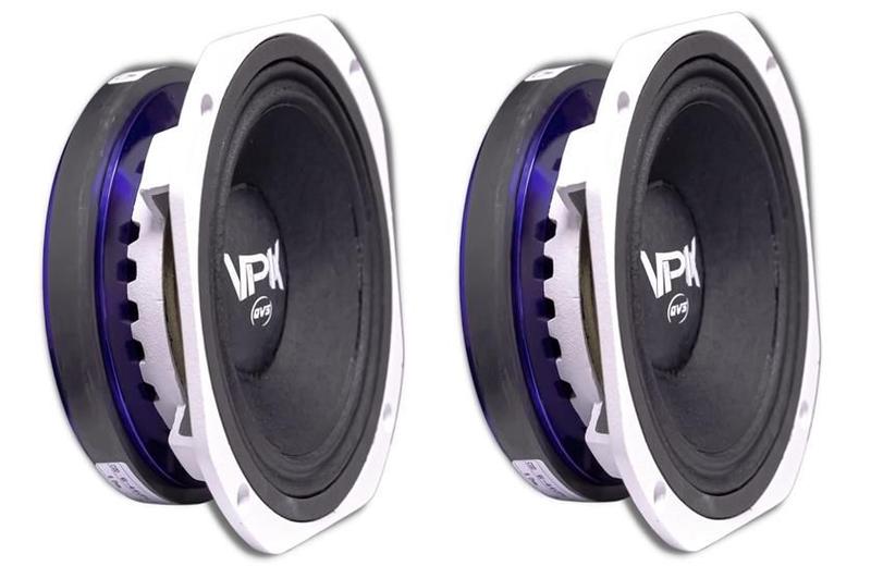 2 Medio Grave Qvs 6 Polegadas 250w Rms Alto Falante QVS 6VPK44 VPK ...