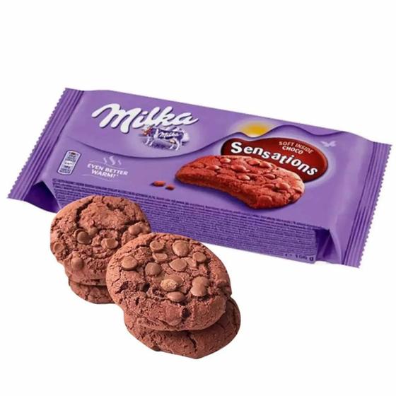 2 Milka Sensations Choco Cookies Recheados Chocolate 156G - Chocolate ...