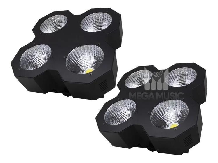 2 Mini Brut Led 4 X 100w 400w Branco Quente/frio Dmx - SHOWTECH - No ...