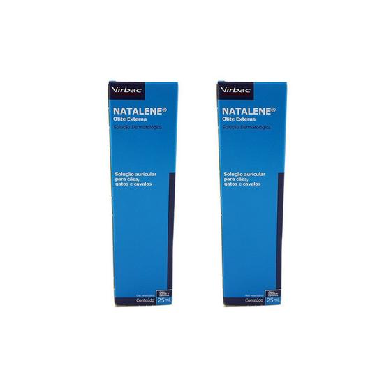 2 Natalene Solução 25ml - Virbac Otites Cães e Gatos - Otológico ...