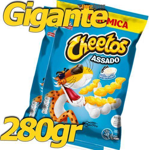 2 Pacotes gigantes Salgadinho De Milho Elma Chips Cheetos Requeijão 280 ...
