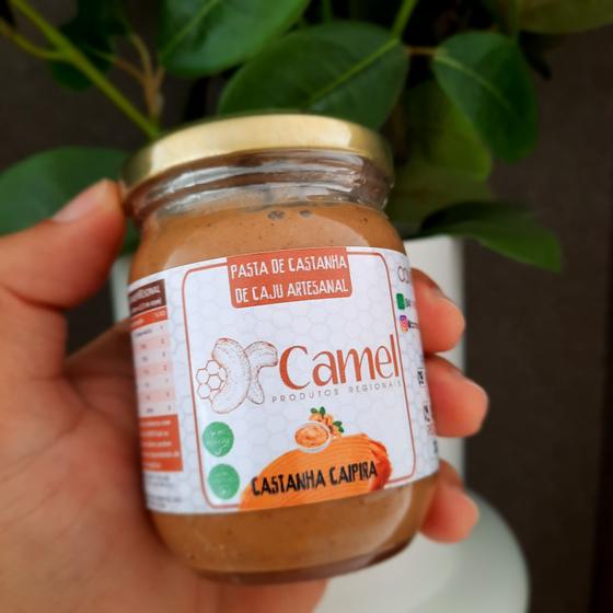 2 Pastas de Castanha de Caju Caipira 200g Camel - Camel Produtos Regionais - Comida Vegana ...