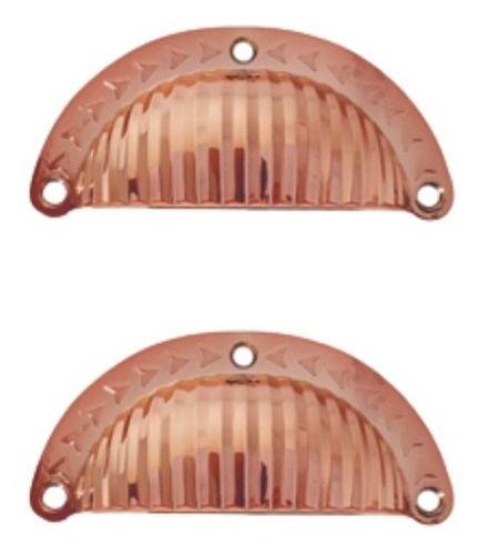 2 Puxador Concha Rose Gold Para Gavetas Armários Móveis - Compras ...