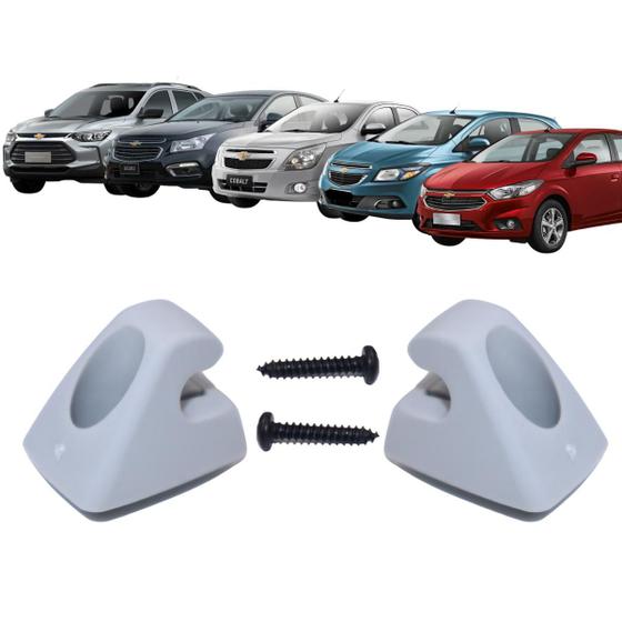 2 Suporte Quebra Sol Cobalt Cruze Onix Prisma Tracker Com Parafuso - PAP - Acessórios para Carro ...