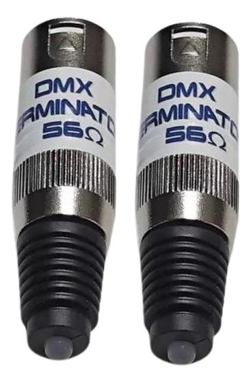 2 Terminador Dmx 56 Ohms Com Led Para Cabo Dmx Terminator - BOTUSON ...