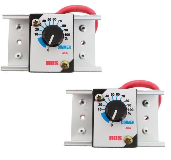 2 Unid Regulador Dimmer 40A 6000W Controlador 110/220v Voltagem ...