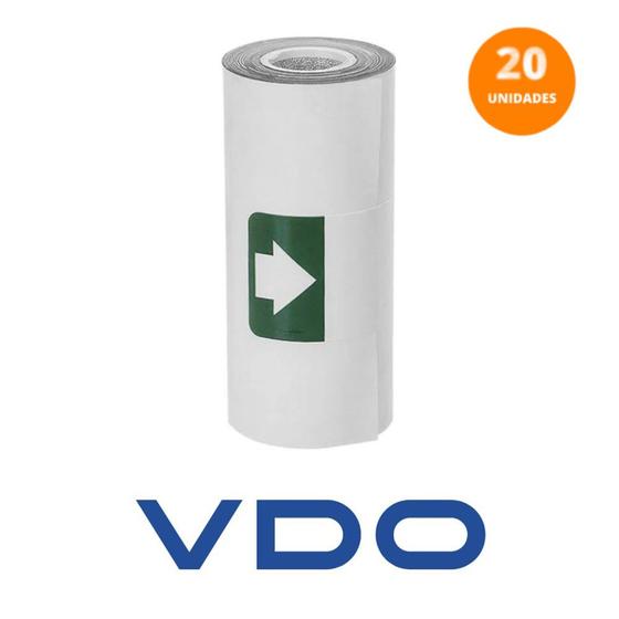 20 Bobina Fita Impressão Tacógrafo Digital BVDR VDO A2C80441100F ...