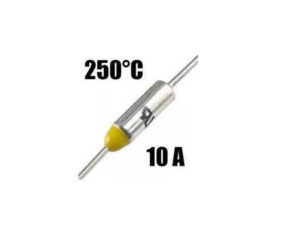 20 Pçs Fusível Térmico 250C Graus 10A 250V Para Cafeteira - LR ...