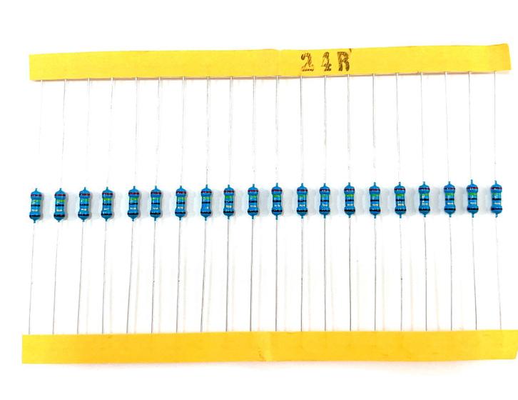 20 Resistor de Precisão 24R 1% 1/4W - Materiais Elétricos - Magazine Luiza