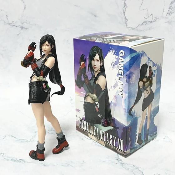 20cm Sexy Tifa Lockhart Final Fantasy VII Rebirth PVC Action Figure Modelo Adulto Boneca ...