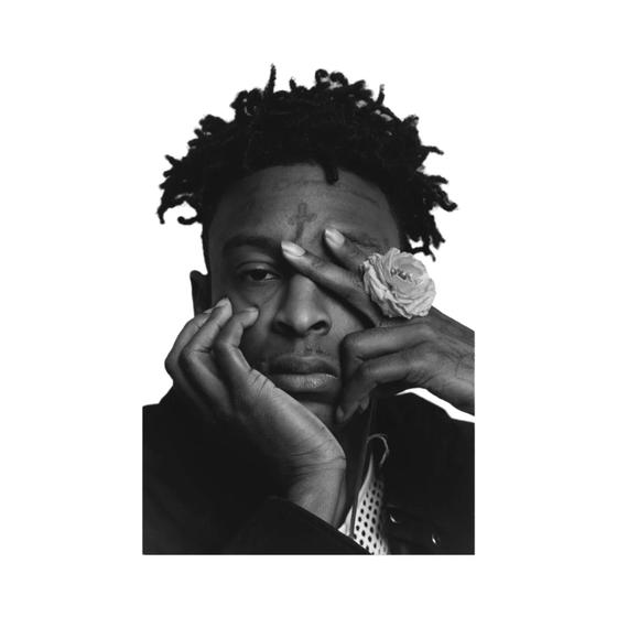 21 Savage Hip Hop Rapper Música Álbum Art Poster Pintura Em Tela ...