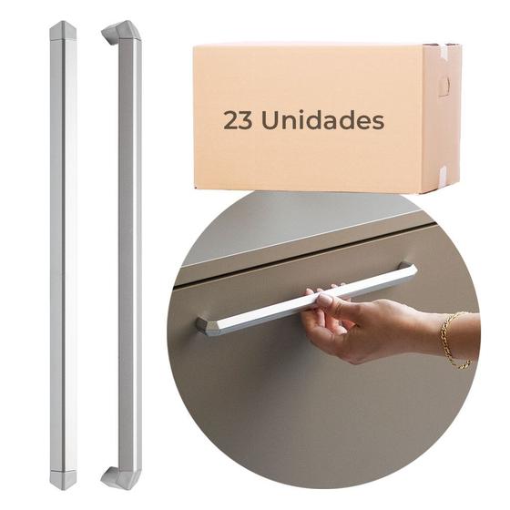 23 Puxadores Guarda Roupas Gavetão Porta Trip Alça 256 mm - Meu Puxador ...