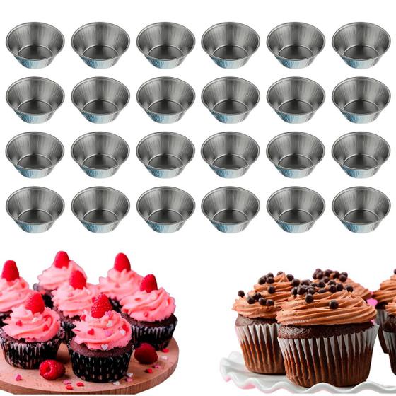 24 Formas Para Mini Cupcake Personalizado Bolo Muffin Nº0 - Marília ...