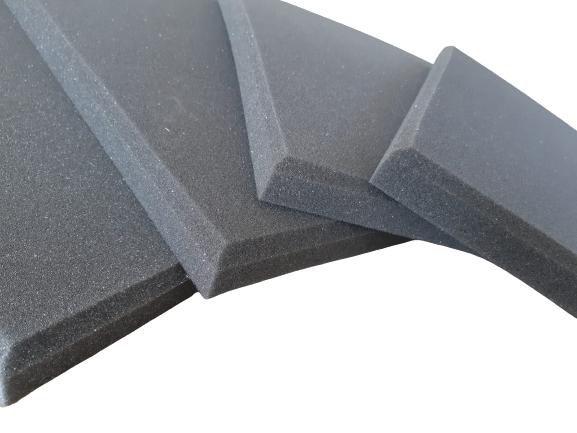 24 Placas Acústica Lisa 3cm Antichama (6m²) - MAK ESPUMAS - Manta ...