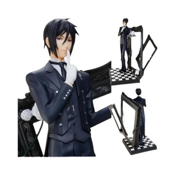 25cm Black Butler Ciel Phantomhive Sebastian Michaelis Anime Action ...