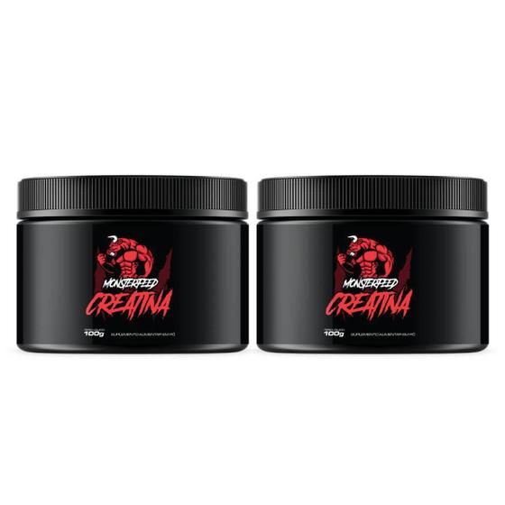 2x Creatina (100g) - Monsterfeed 100g - Creatina - Magazine Luiza