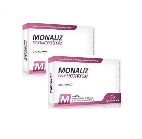 2x Monaliz Meu Controle (2x 30 comprimidos) - Sanibrás - Sanibras ...