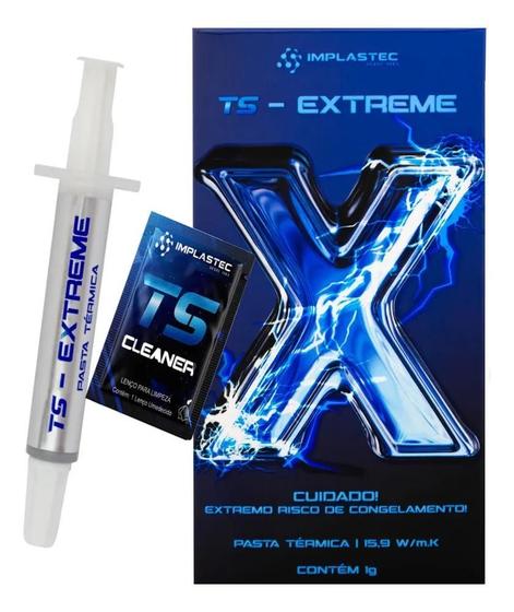 2X Pasta Térmica Implastec Ts Extreme 15.9W/Mk 1G High End - Pasta ...