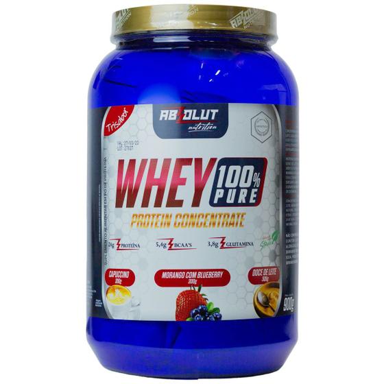 2x Whey Protein Concentrado 100% (900g) - Absolut Nutrition - Whey Protein - Magazine Luiza