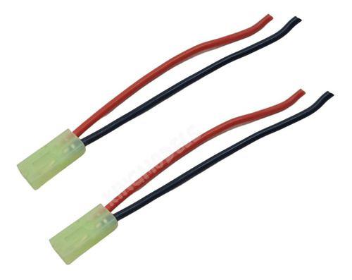 2xpçs Conector Tamiya Fêmea Lado Bateria C/ Rabicho Awg16 - Flyer ...