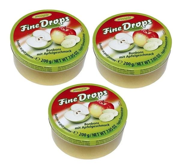 3 bala fine drops sabor maçã verde tipo sweet originals 200g - WOOGIE ...