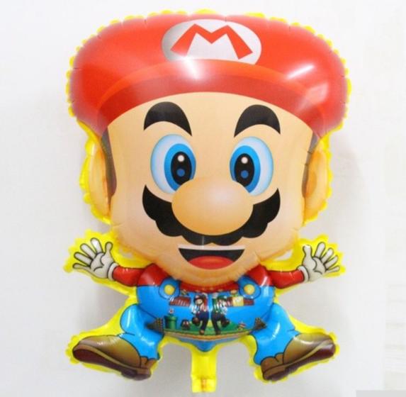 3 Balões Super Mário Bros Gigante 60x44cm, Festas Eventos - Mario ...