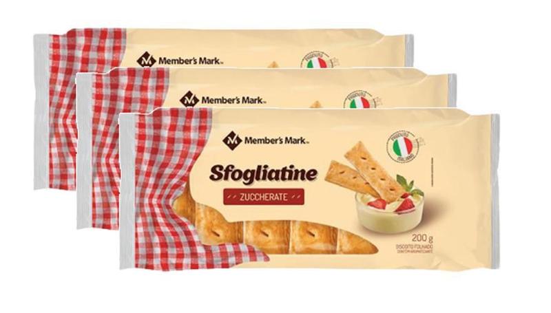 3 Biscoitos Folhado Sfogliatine Zuccherate Italiano 200G - Biscoito / Bolacha - Magazine Luiza