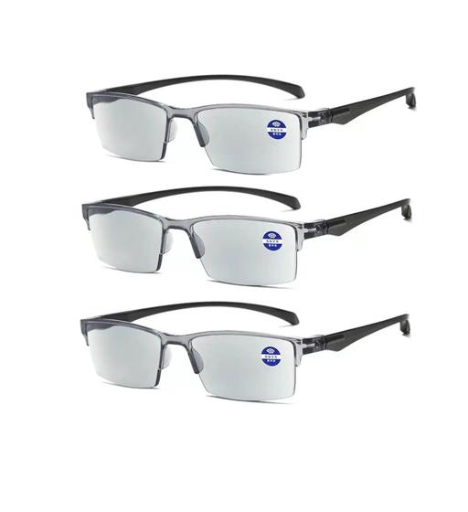 3 Óculos De Leitura, Zoom Automático Inteligente-Lente cinza escuro ...