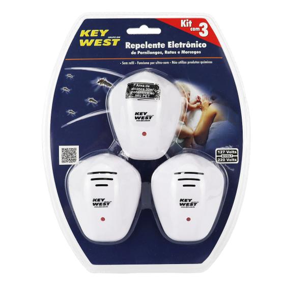 3 Repelentes Eletrônicos De Pernilongo, Ratos E Morcegos DNI 6954 ...