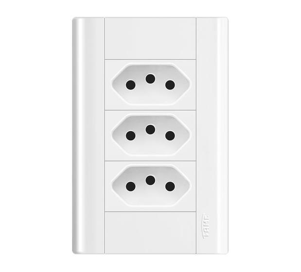 3 Tomadas 2p+t 20a/250v - Modulare - Fame - Tomadas - Magazine Luiza