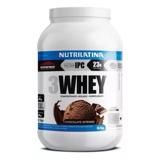 3 Whey Nutrilatina Whey Protein 3W Concentrado Isolado e Hidrolisado ...