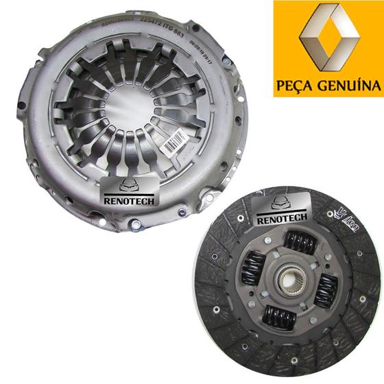 302050901r - kit de embreagem - platô e disco - motor k4m 1.6 16v ...